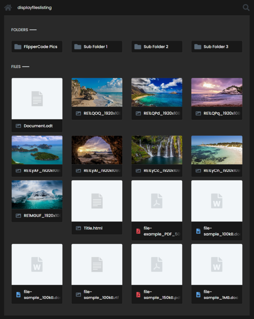 Show Files And Folders Listing From Box Wp Display Files
