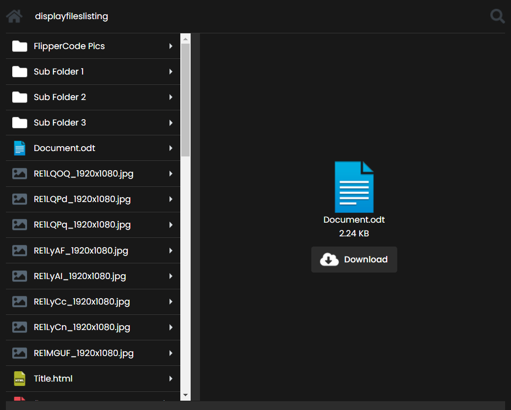 Show Files And Folders Listing From Aws Wp Display Files