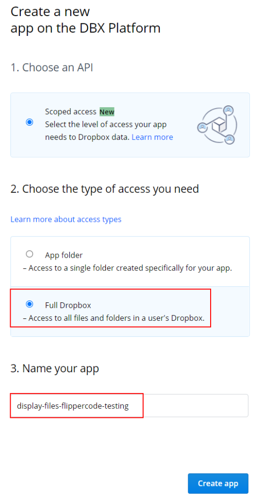 How To Generate Dropbox Access Token Wp Display Files