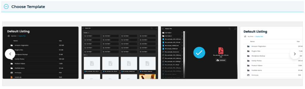Show Files & Folders Listing from AWS - WP Display Files