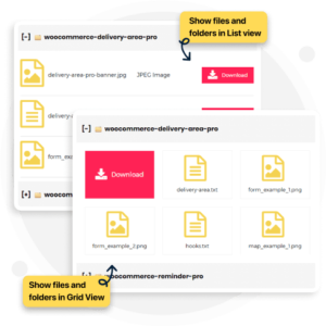 WordPress Cloud Plugin | WP Display Files Pro | Files and Folders Listing